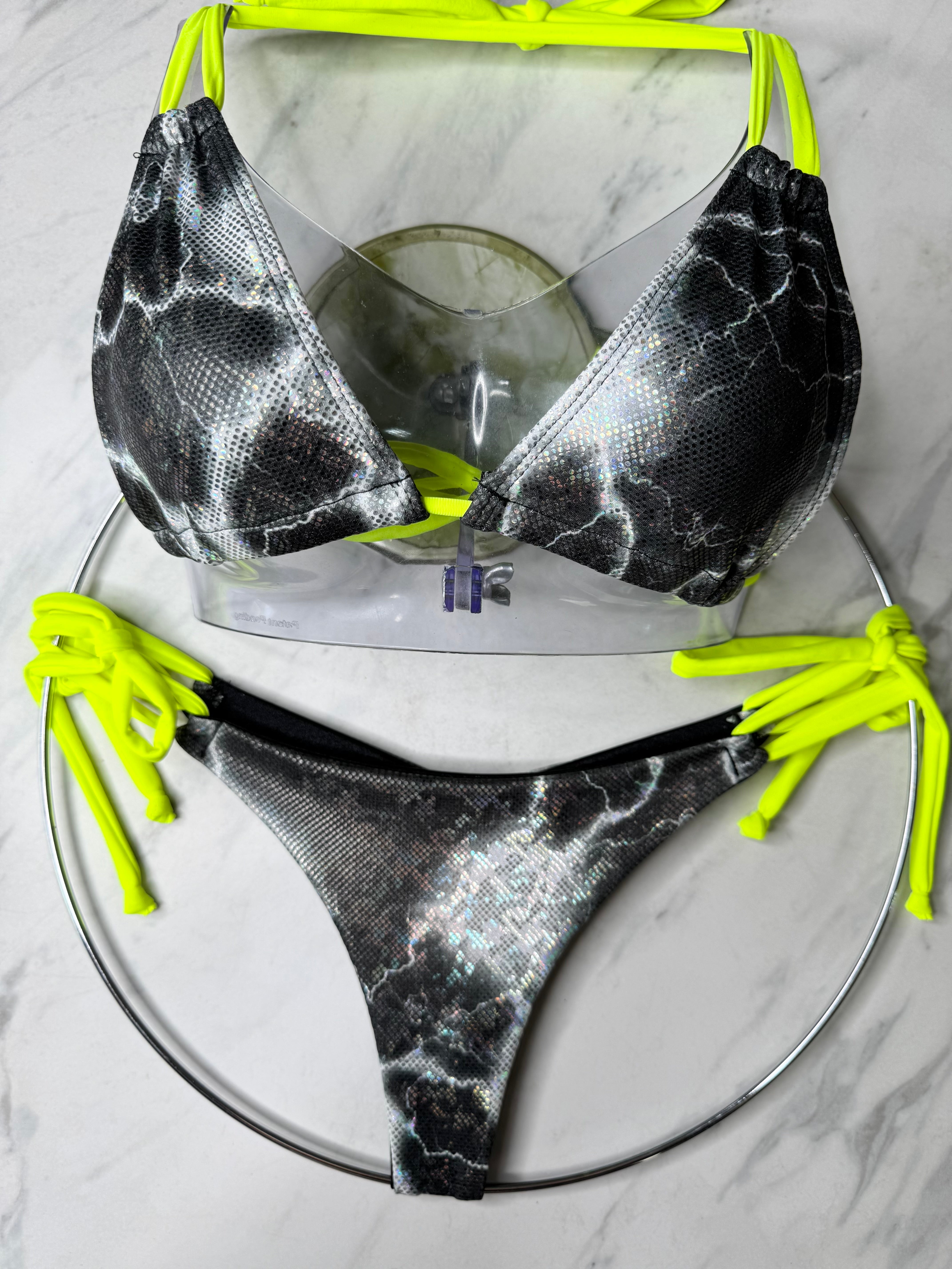 Lightning Micro Pixie Bottom – Fede Swimwear