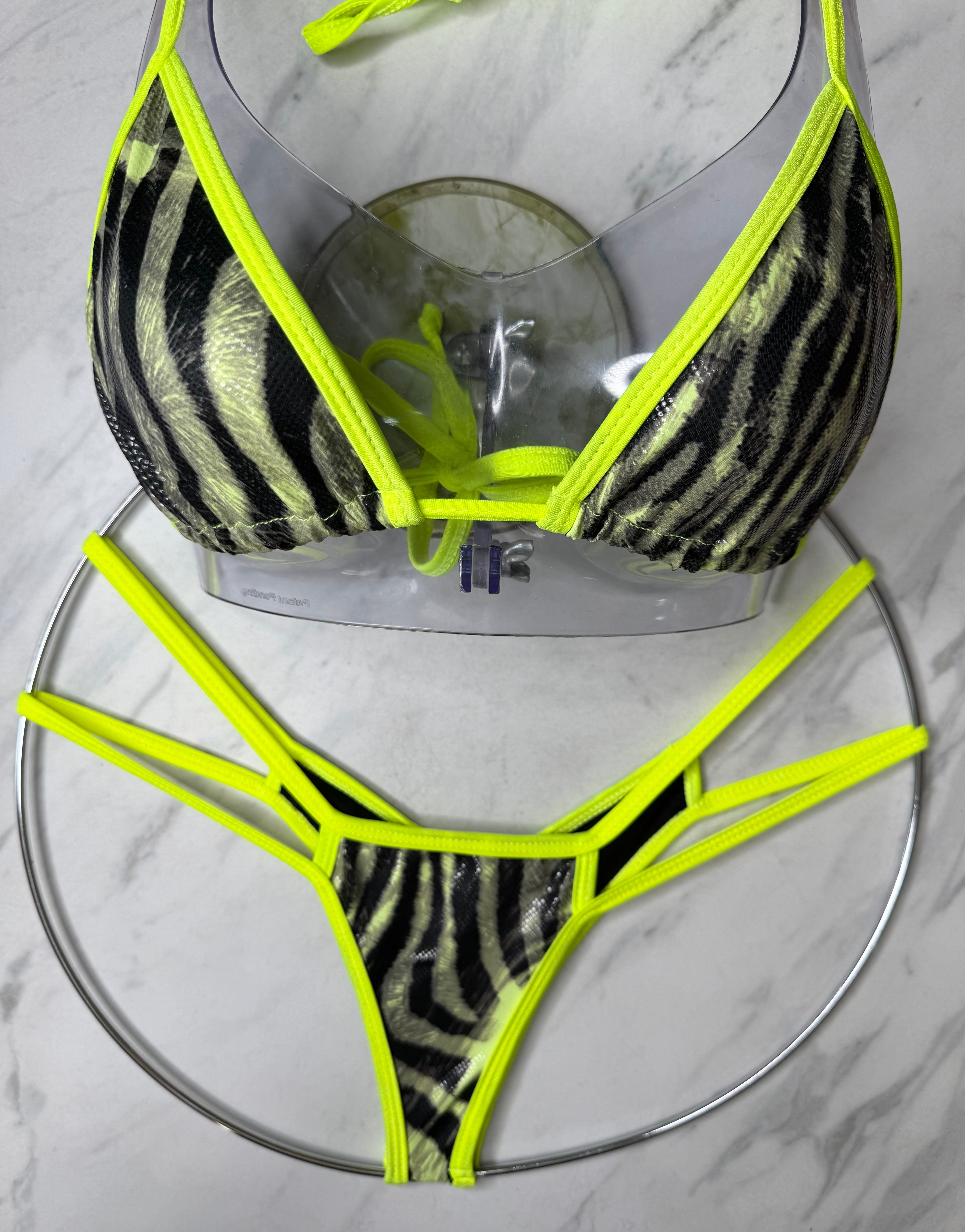 Tiger Neon Yellow Bikini – Fede Swimwear
