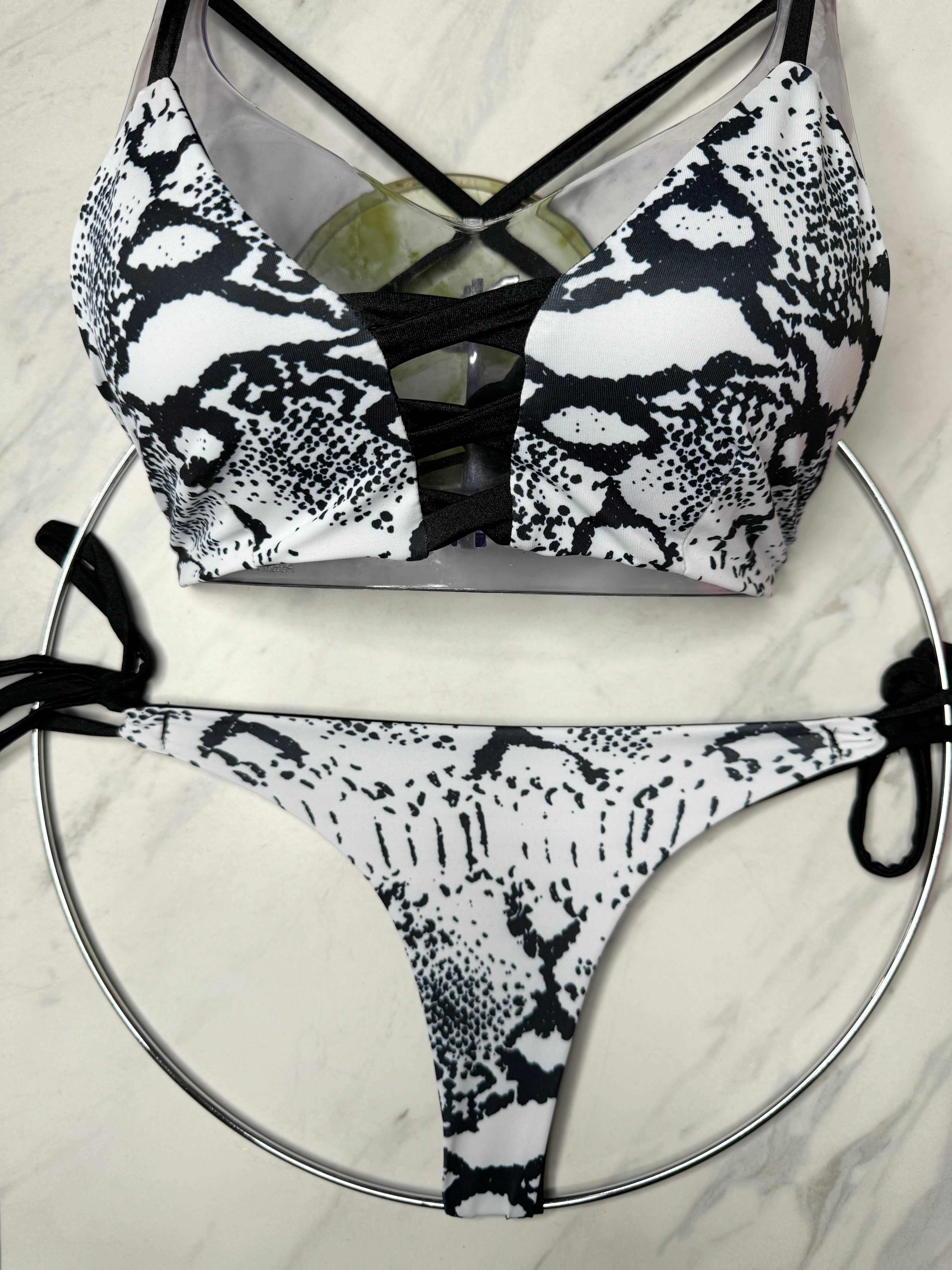 Snakeskin "Pixie Micro" Bottom – Fede Swimwear
