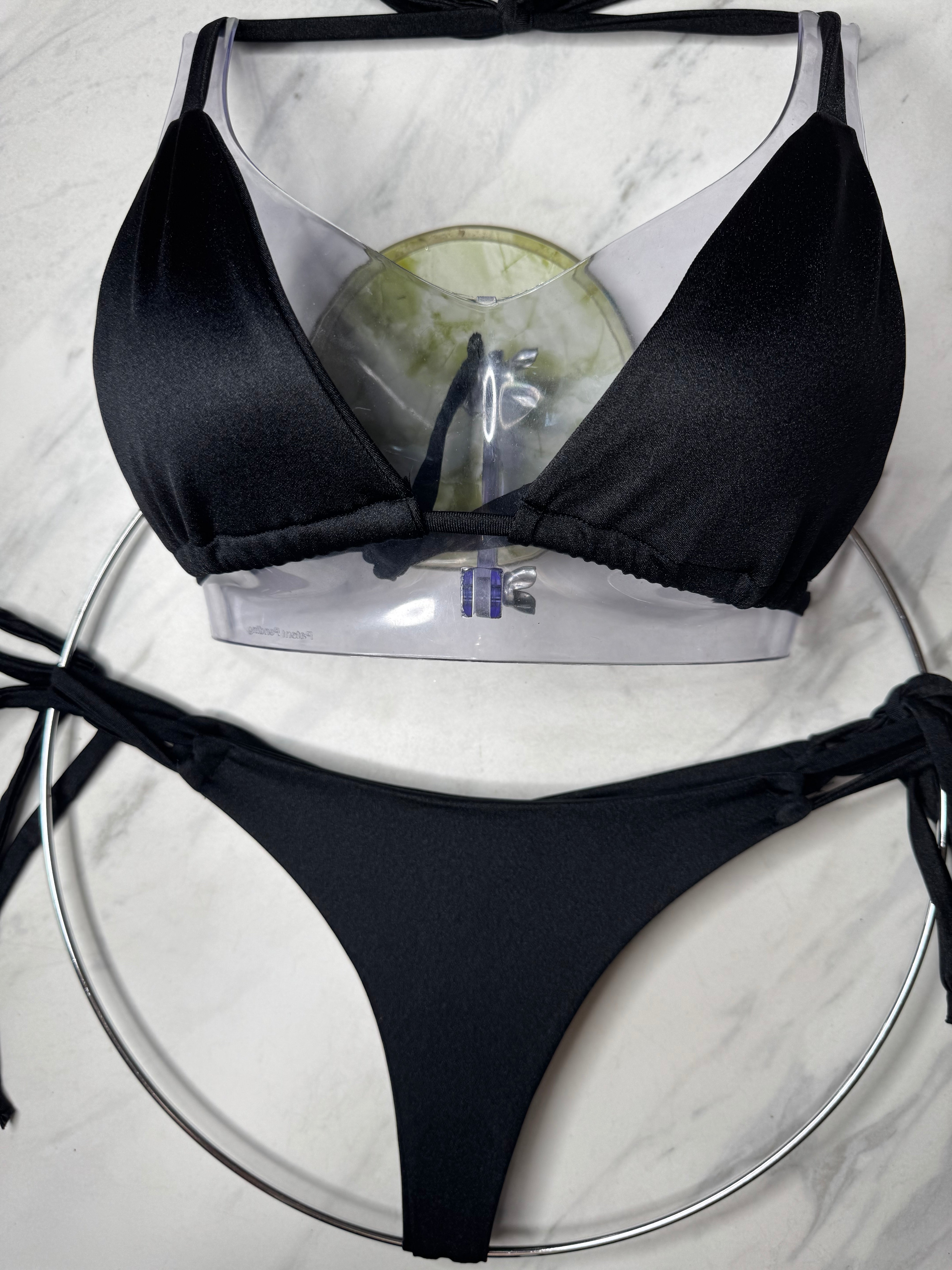 Black "Pixie" Micro Bottom – Fede Swimwear