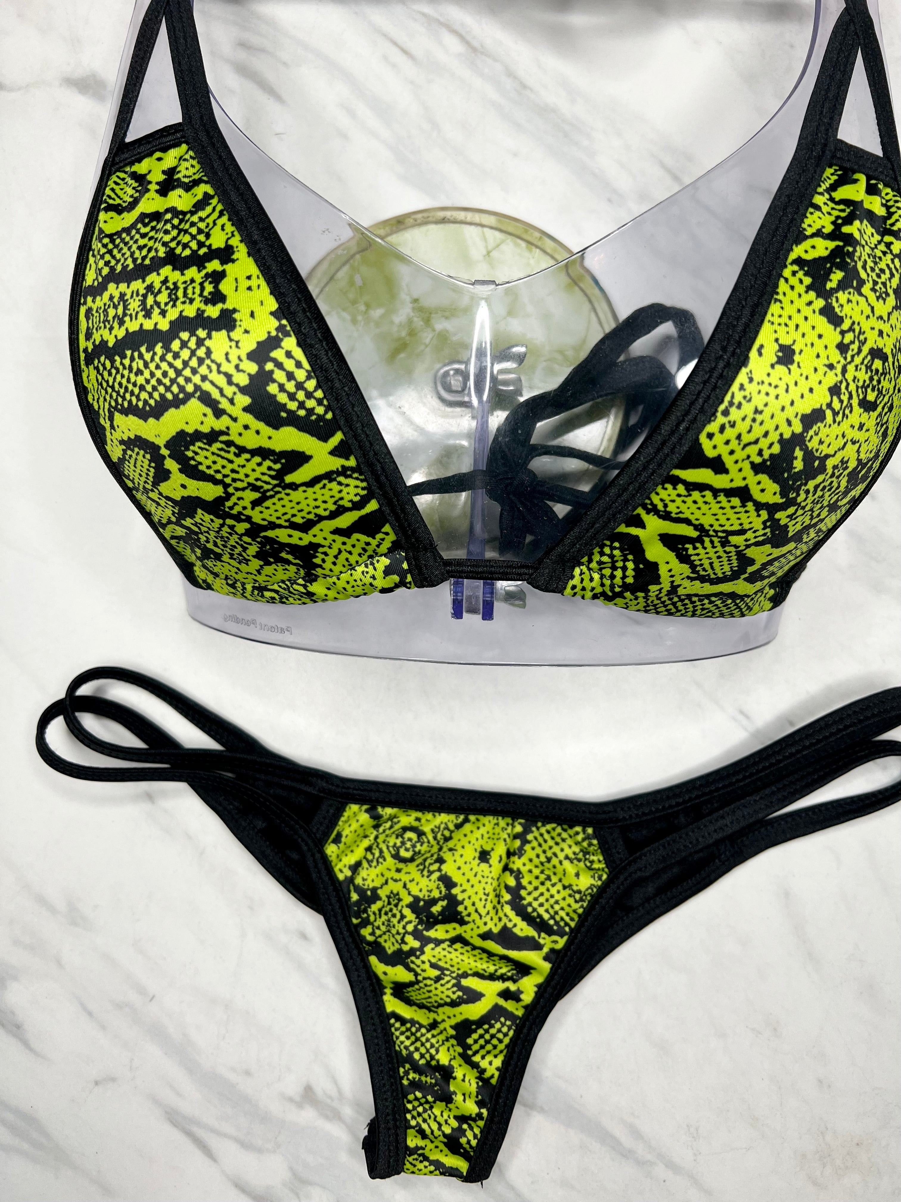 Green Snake Bottom – Fede Swimwear