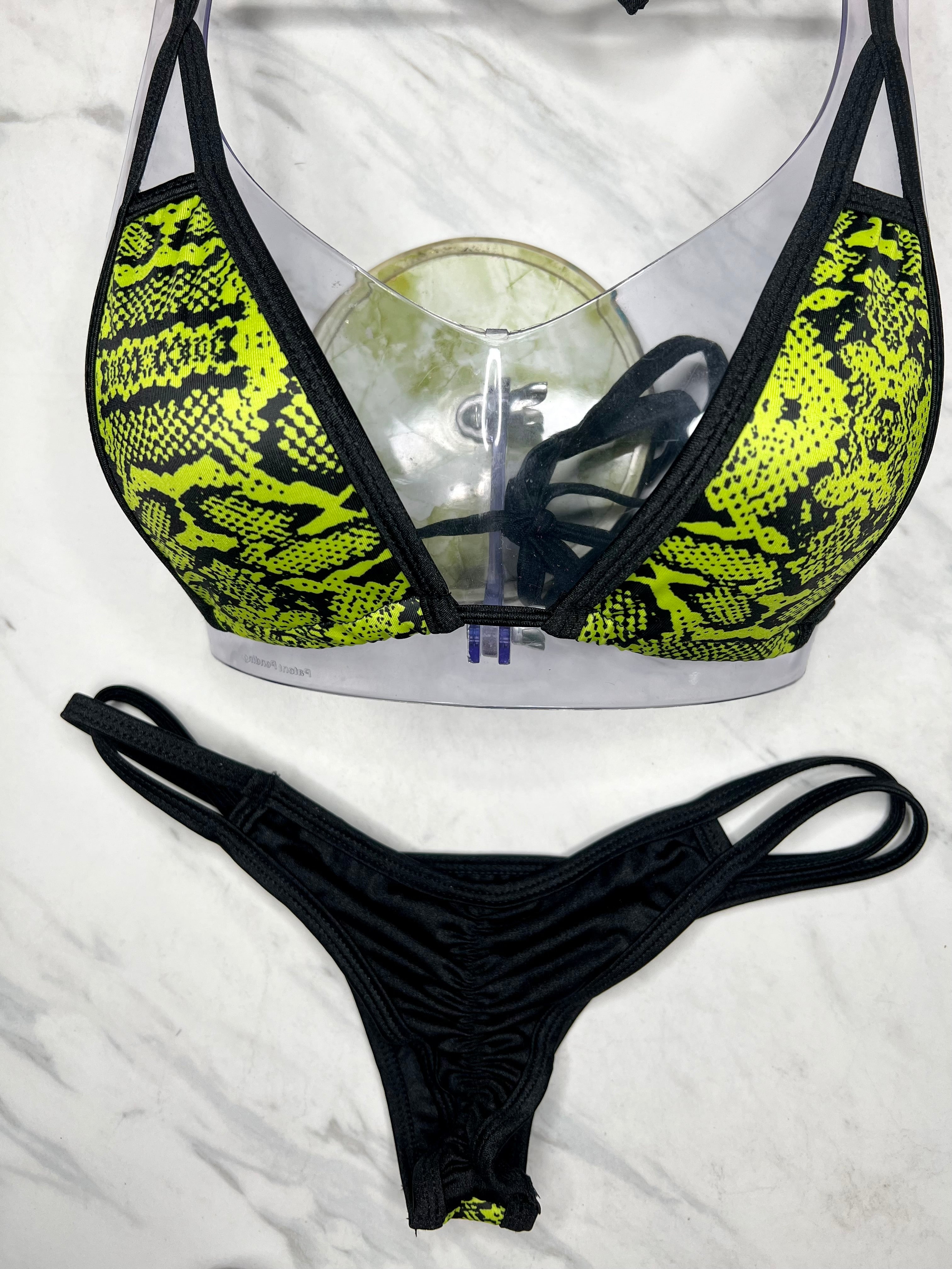 Green Snake Bottom – Fede Swimwear