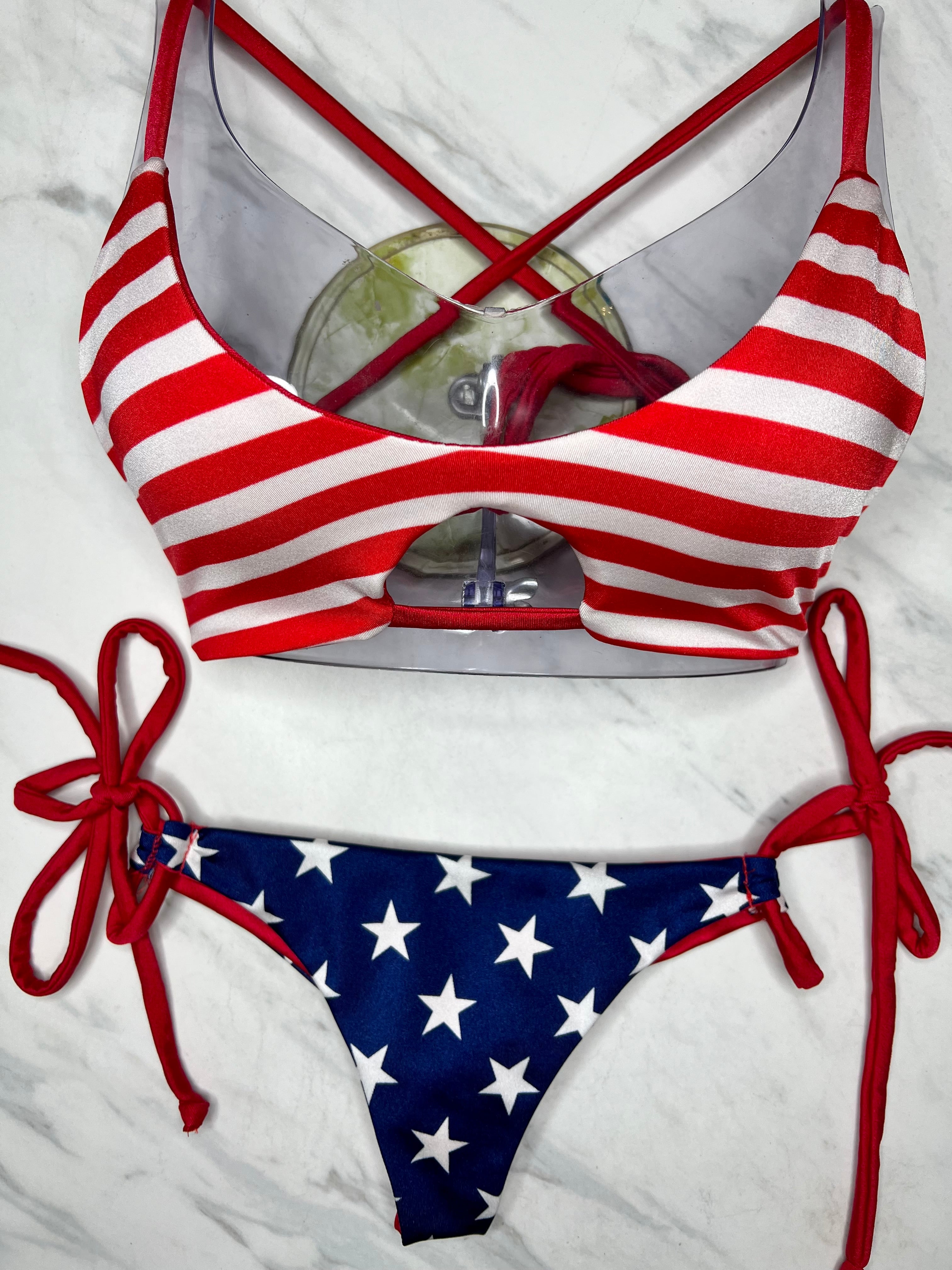 Stars Pixie Micro Bottom – Fede Swimwear